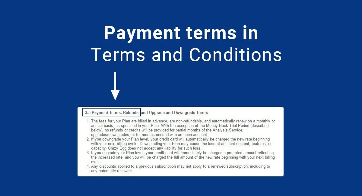 Payment Terms in Terms & Conditions - TermsFeed Payment Terms in Terms & Conditions - TermsFeed