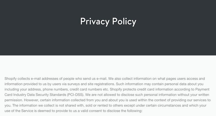 Privacy Policy For Canada TermsFeed