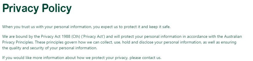 Australia Privacy Act of 1988 - TermsFeed