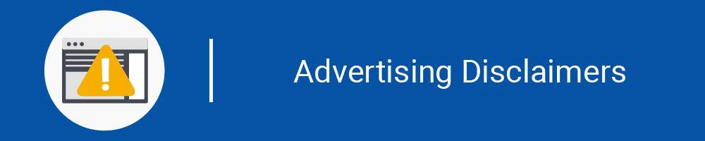 Advertising Disclaimers - TermsFeed