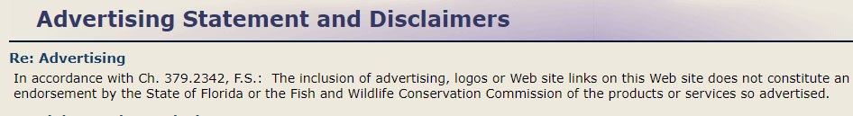 Advertising Disclaimers - TermsFeed