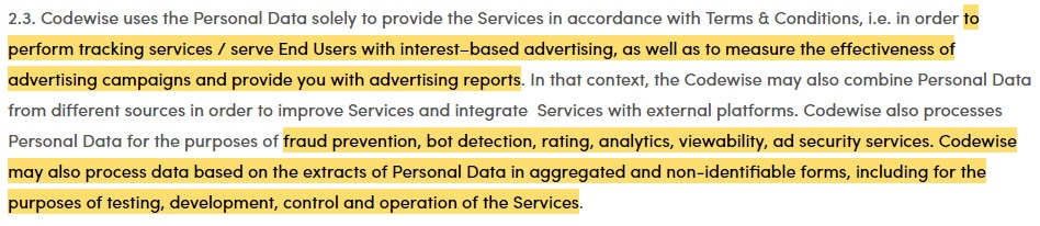 GDPR Data Processing Agreement Template - TermsFeed