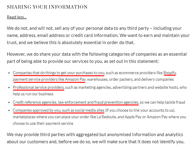 Privacy Policy For Shopify Stores TermsFeed