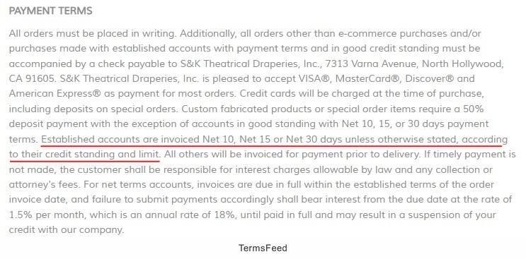Payment Terms In Terms Conditions TermsFeed 2022 Payment Terms In Terms Conditions TermsFeed 2022