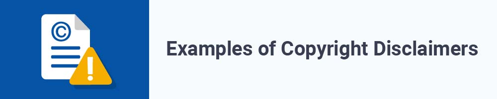 Copyright Disclaimer Template - TermsFeed Copyright Disclaimer Template - TermsFeed
