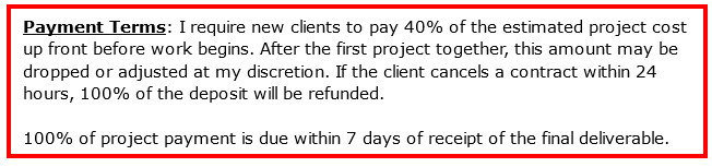 Terms and Conditions for Freelancers - TermsFeed