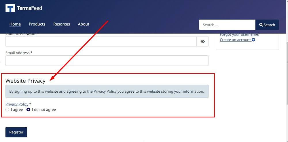 How to Add an I Agree to Privacy Policy Checkbox on the Joomla Register ...