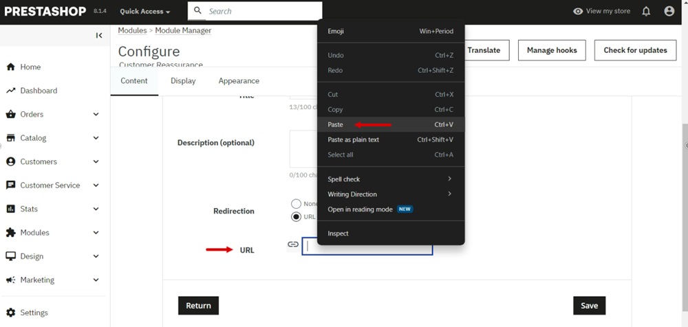 Video: How to Link to the Return Policy URL on PrestaShop - TermsFeed