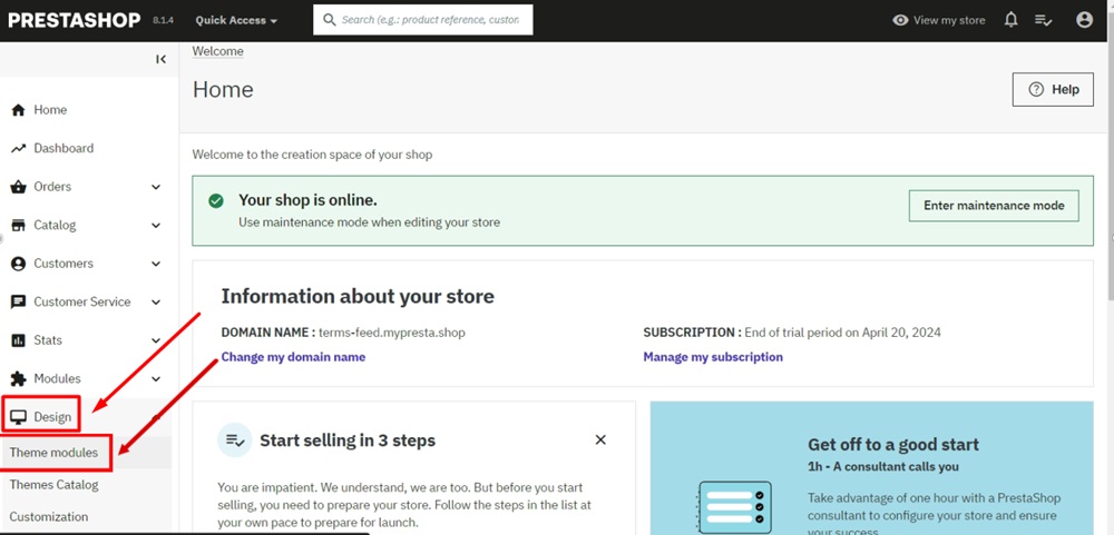 Video: How to Link to the Return Policy URL on PrestaShop - TermsFeed