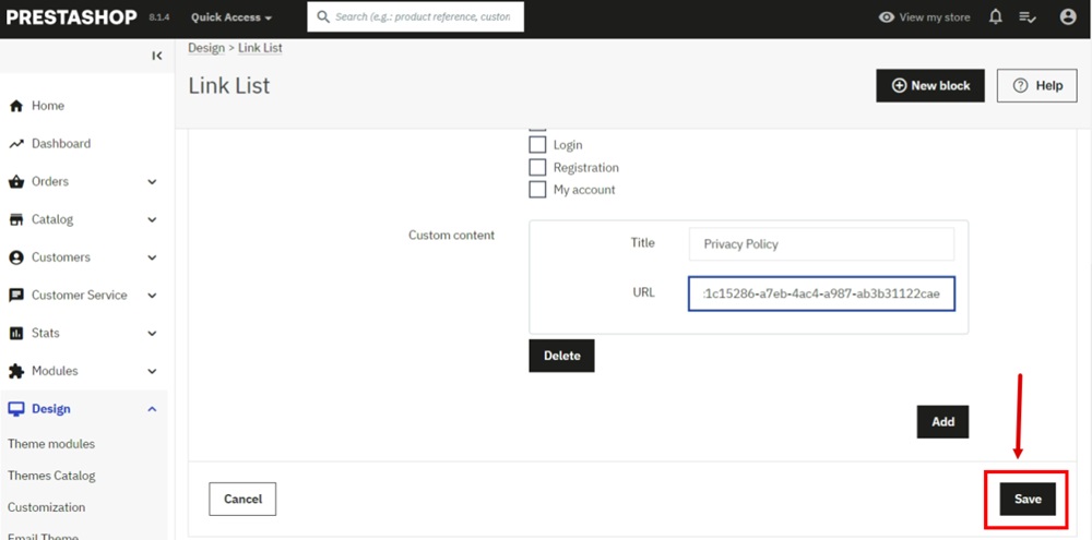 Video: How to Link to the Privacy Policy URL on PrestaShop - TermsFeed