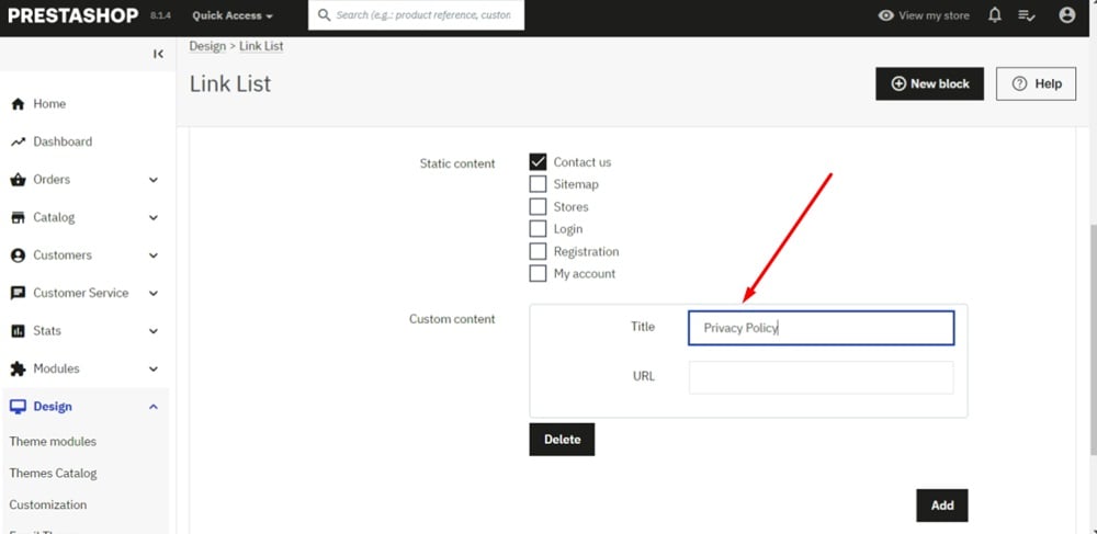 Video: How to Link to the Privacy Policy URL on PrestaShop - TermsFeed