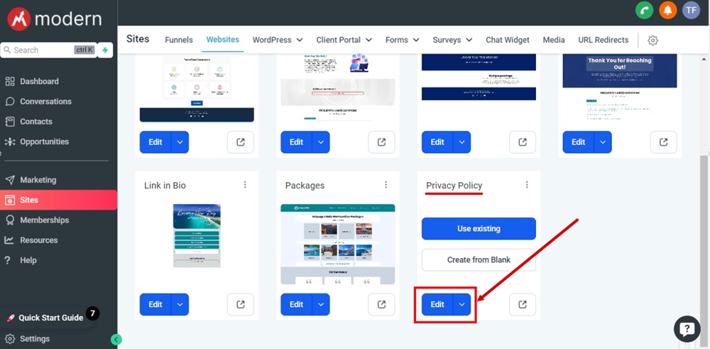 Video: How to Add a Privacy Policy Page on Modern - TermsFeed