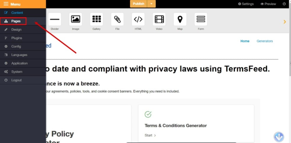 Video: How to Add a Privacy Policy Page on ImpressPages - TermsFeed