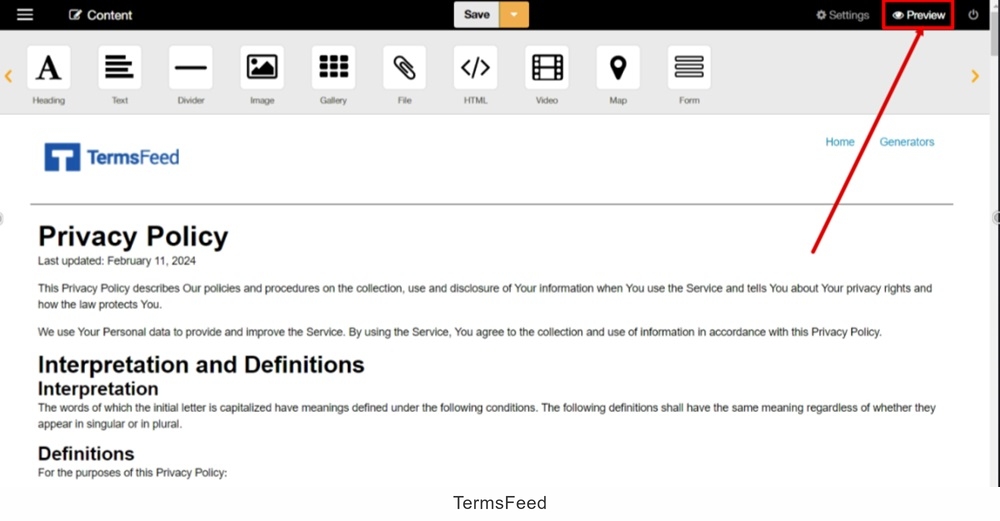 Video: How to Add a Privacy Policy Page on ImpressPages - TermsFeed