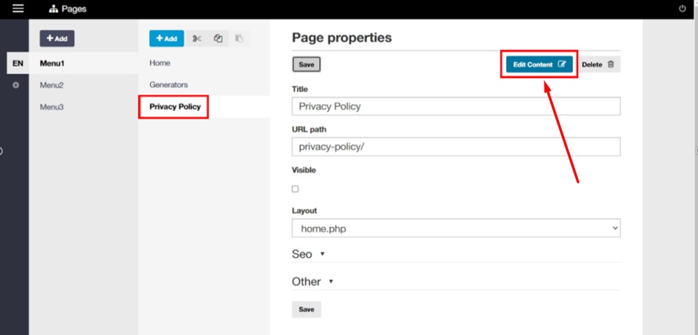 Video: How to Add a Privacy Policy Page on ImpressPages - TermsFeed