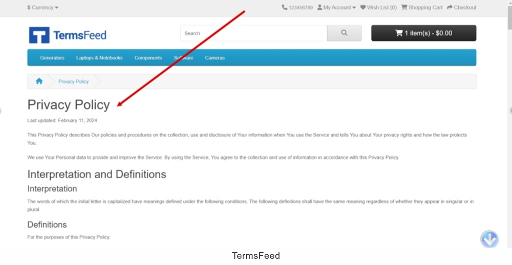 Video: How to Add a Privacy Policy Page on OpenCart - TermsFeed