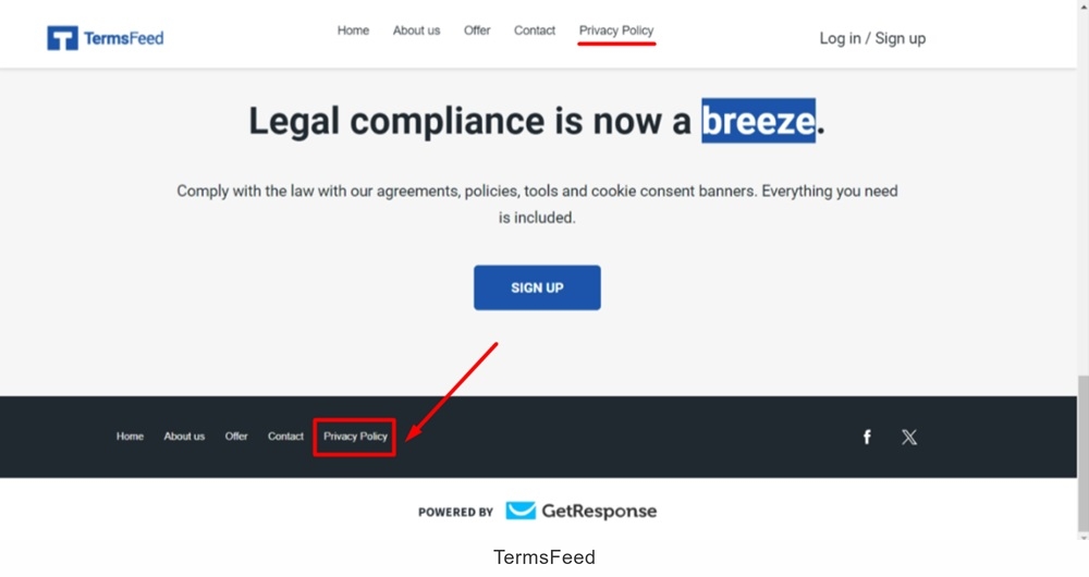 Video: How to Add a Privacy Policy Page on GetResponse - TermsFeed