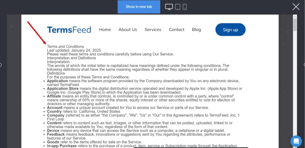 Video: How to Add a Terms and Conditions Page on Simvoly - TermsFeed