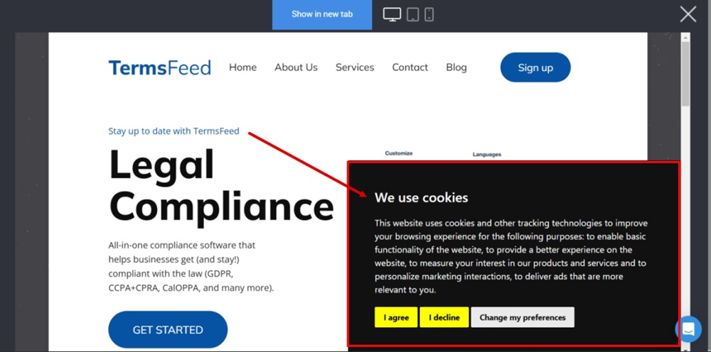 Video: How to Add Free Cookie Consent on Simvoly - TermsFeed