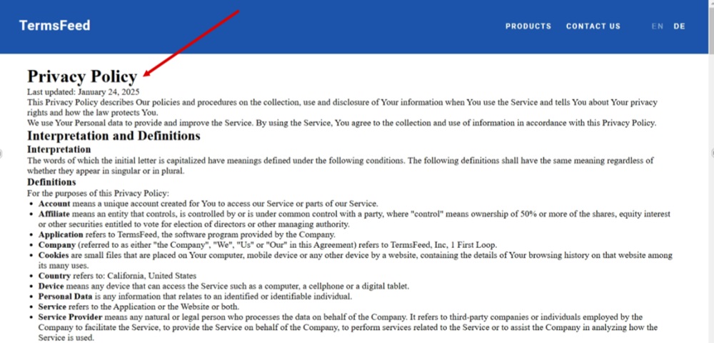 Video: How to Add a Privacy Policy Page on Tilda - TermsFeed