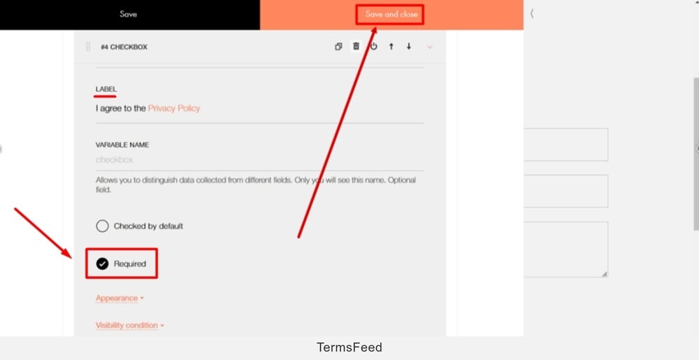 Video: How to Add an I Agree to Checkbox on Tilda Forms - TermsFeed