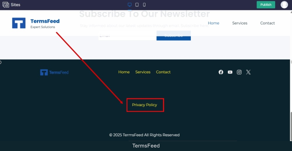 Video: How to Add a Privacy Policy Page on Zoho Sites - TermsFeed