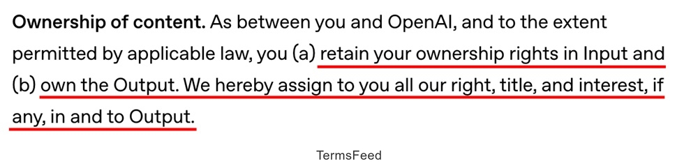AI Tools and Licensing: Who Owns the Output? - TermsFeed