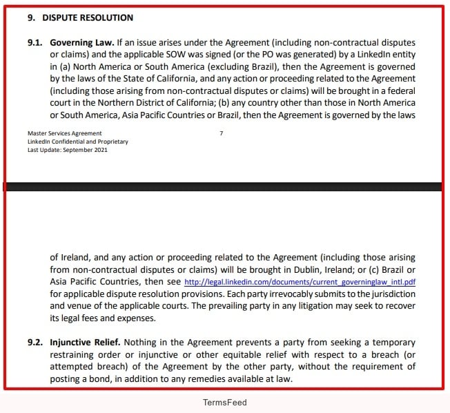 Master Service Agreement vs Terms and Conditions - TermsFeed