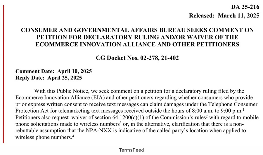 TCPA Compliance for SMS Marketing: How to Avoid Fines - TermsFeed