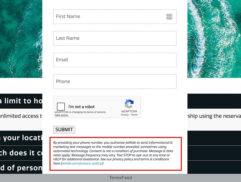 How to Get Legal Consent for SMS Marketing (TCPA Express Written Consent Guide) - TermsFeed